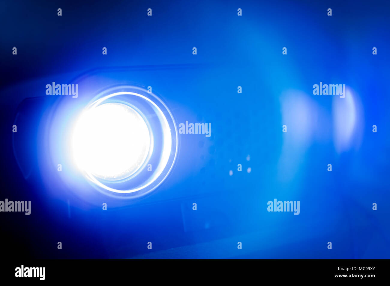 Electric blue light flare special effect Stock Photo - Alamy