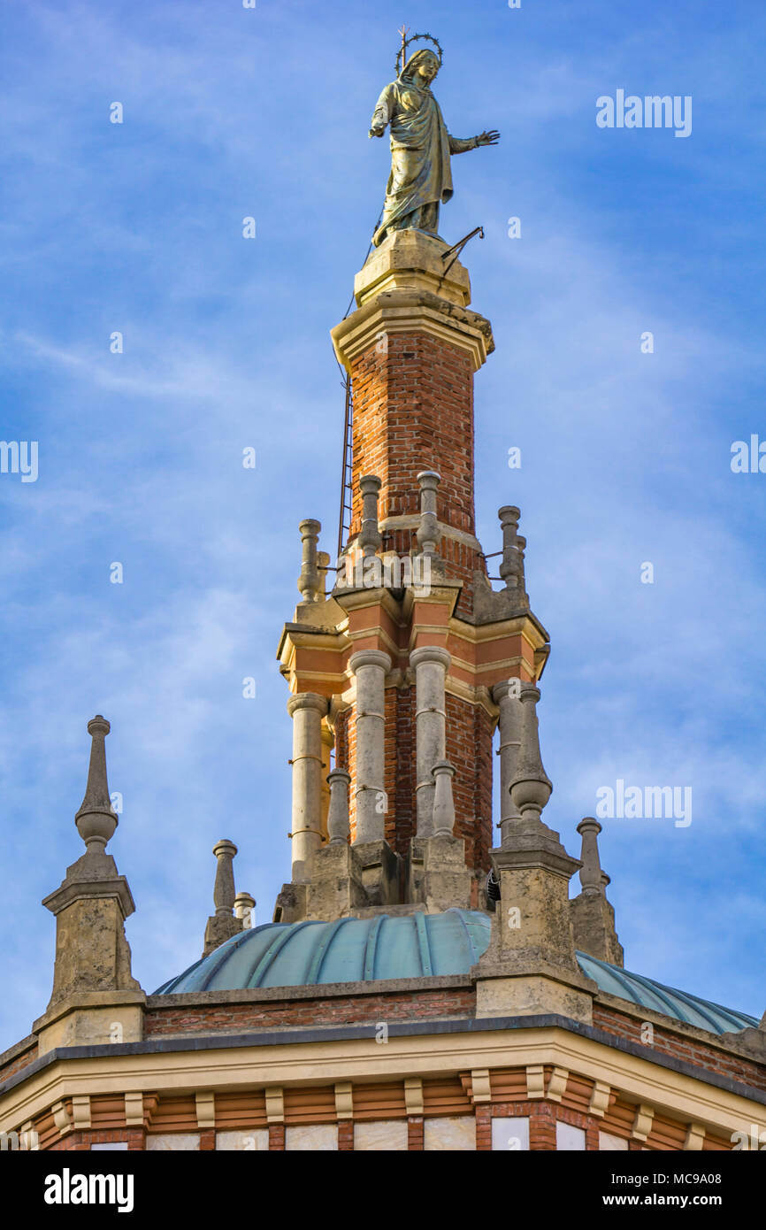 Dome of the basilica of San Gervasio e Protasio in Rapallo, Italy Stock ...