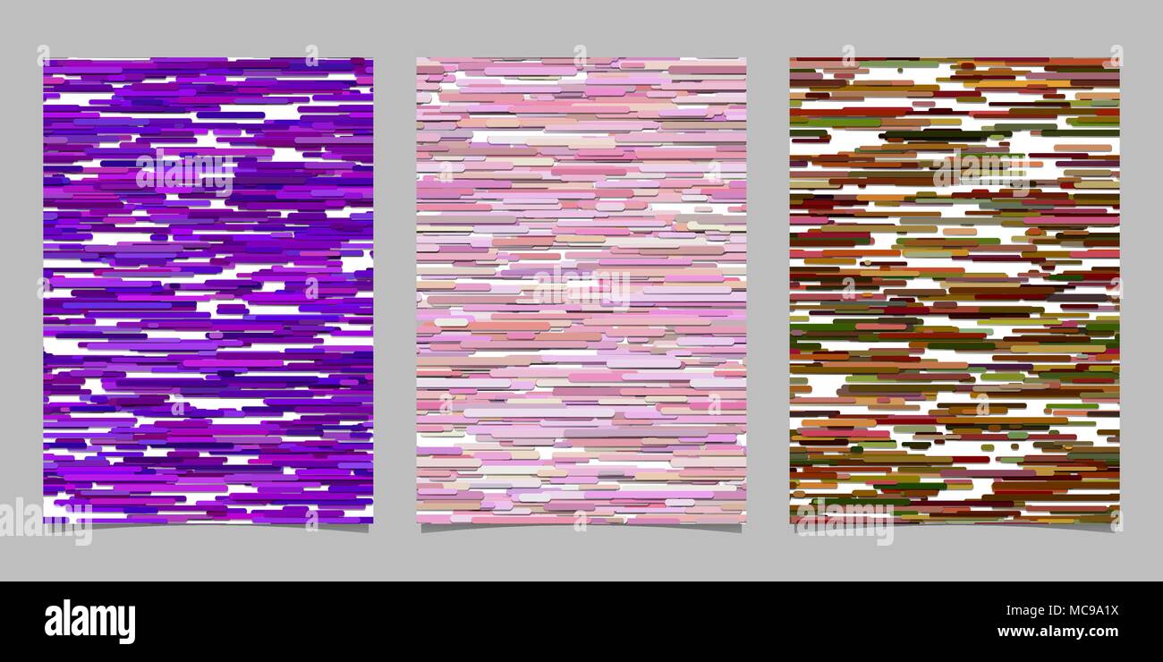 Abstract horizontal stripe background poster template sets Stock Vector ...