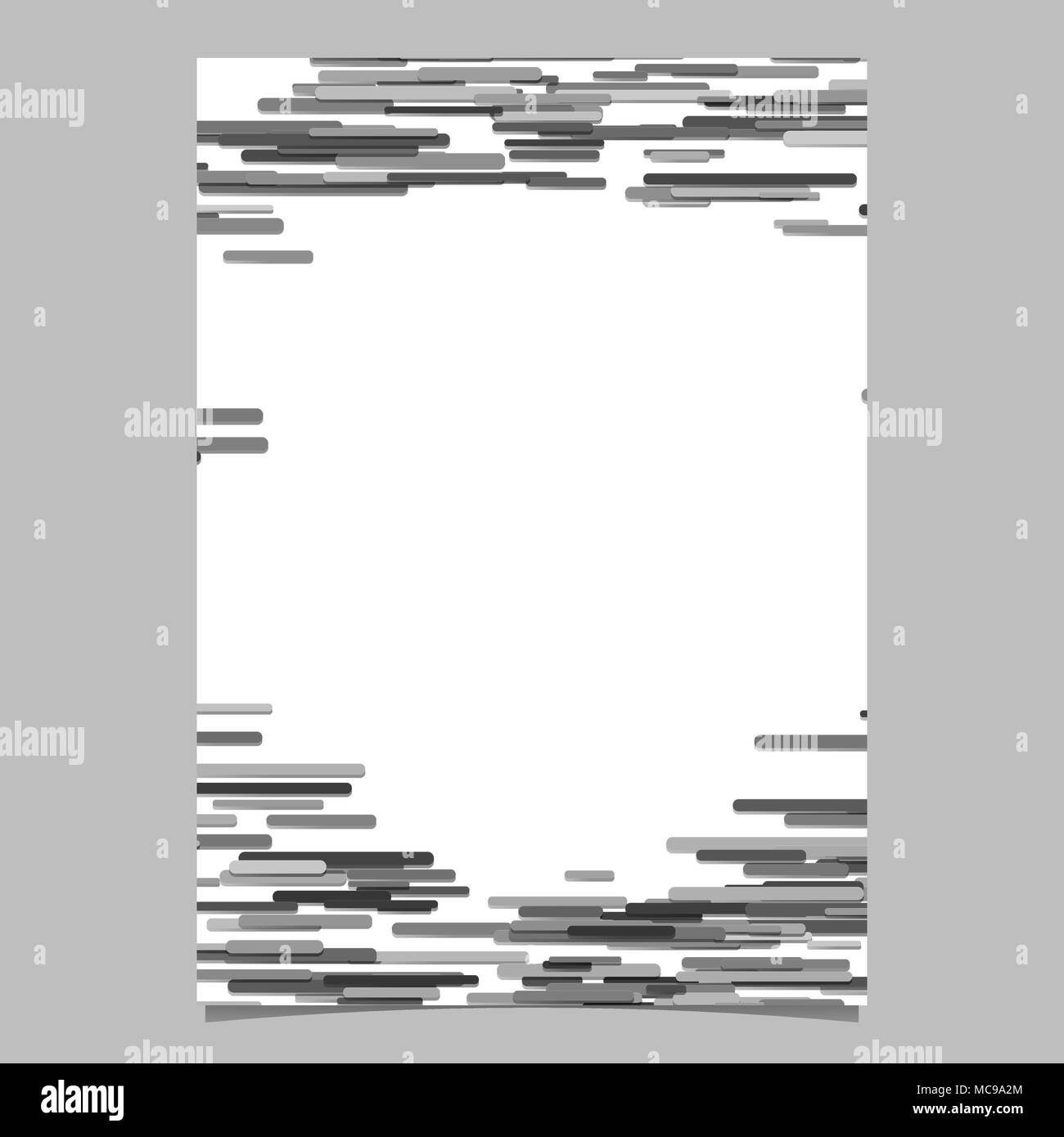 Horizontal stripe design background page template - blank abstract ...