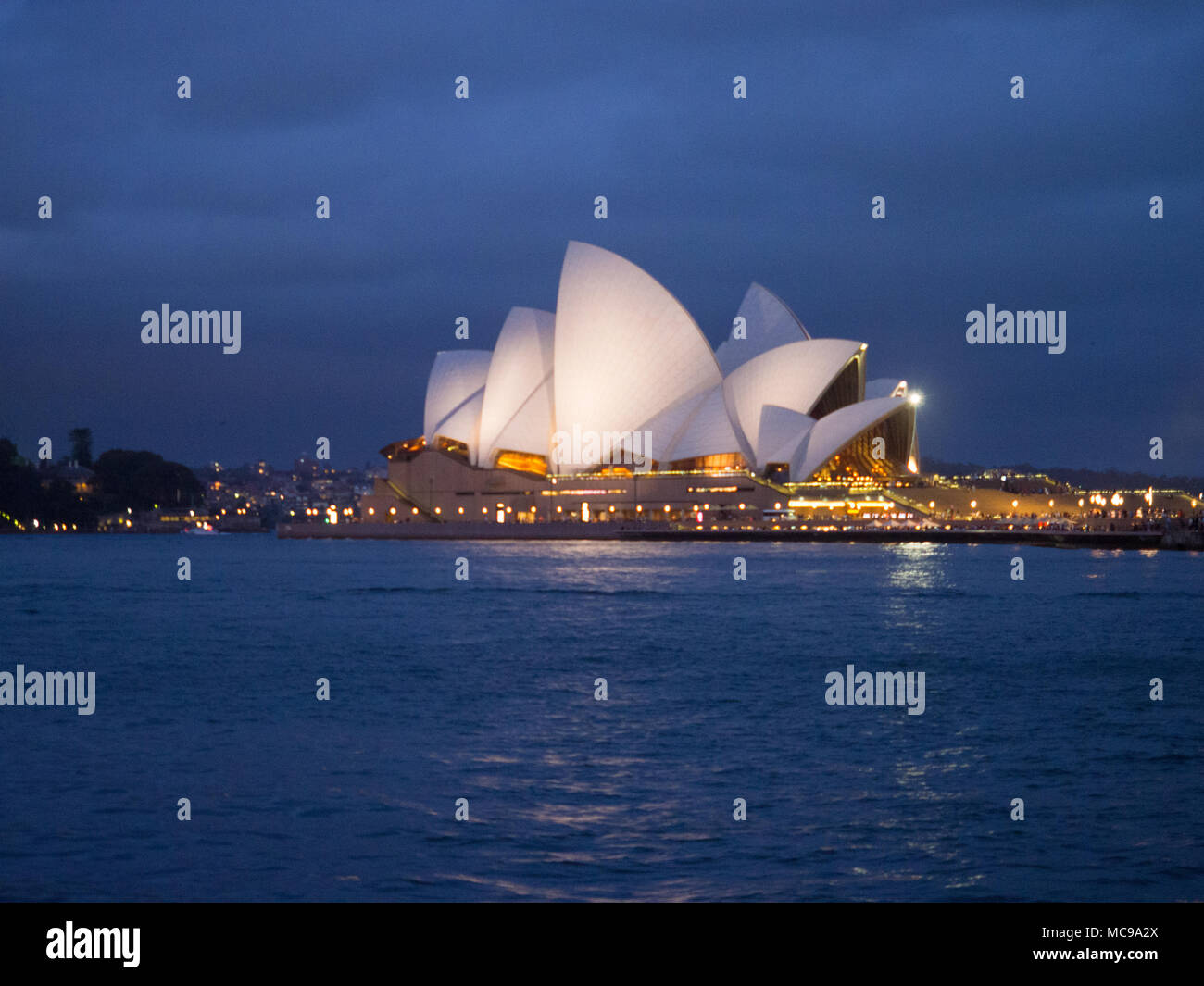 Sydney Opera House At Night Stock Photo - Alamy