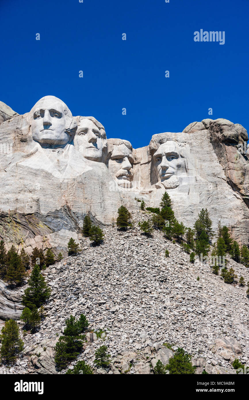 Mount Rushmore National Monument in South Dakota Stock Photo - Alamy
