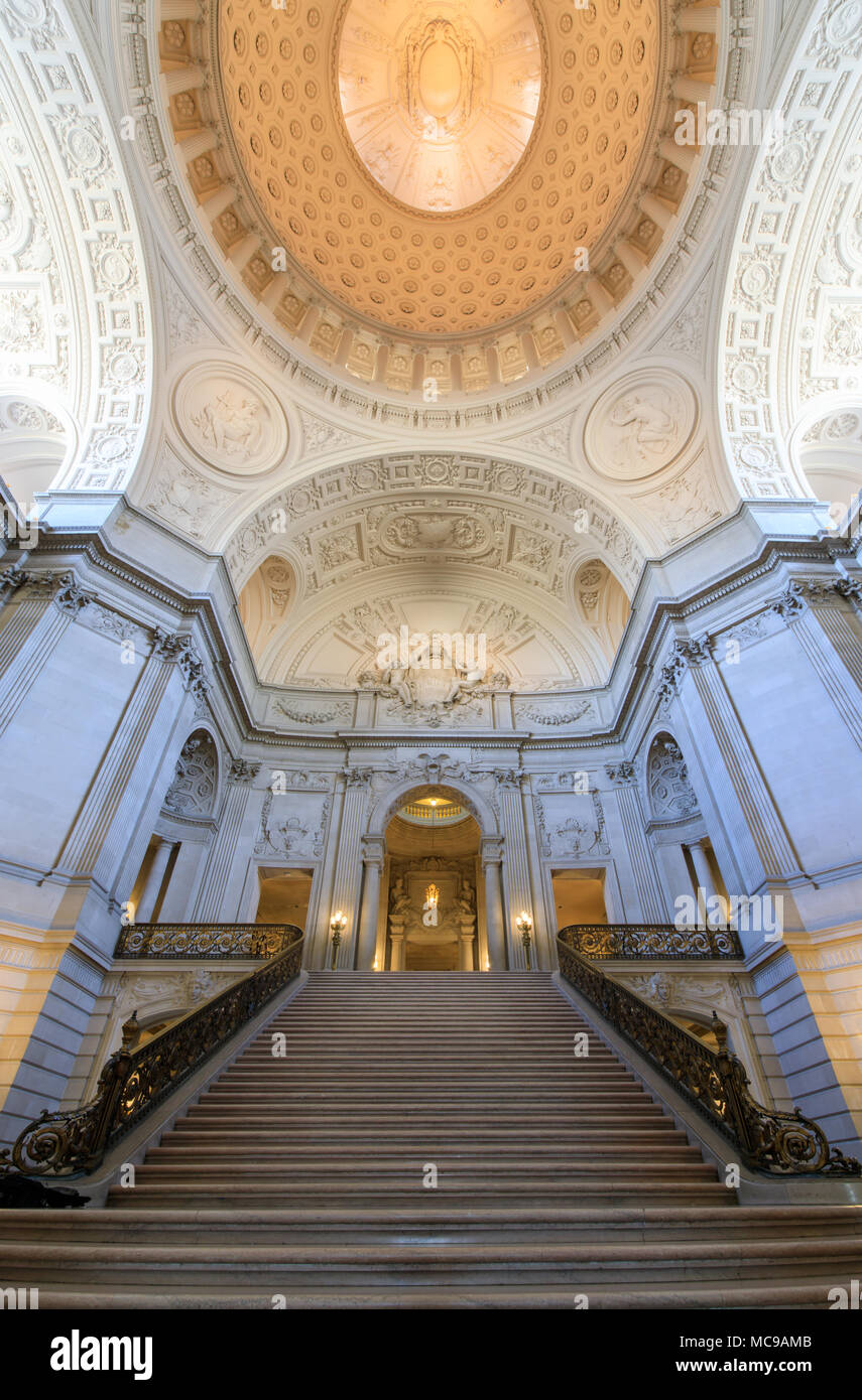 San Francisco, California, USA - April 14, 2018: San Francisco City ...