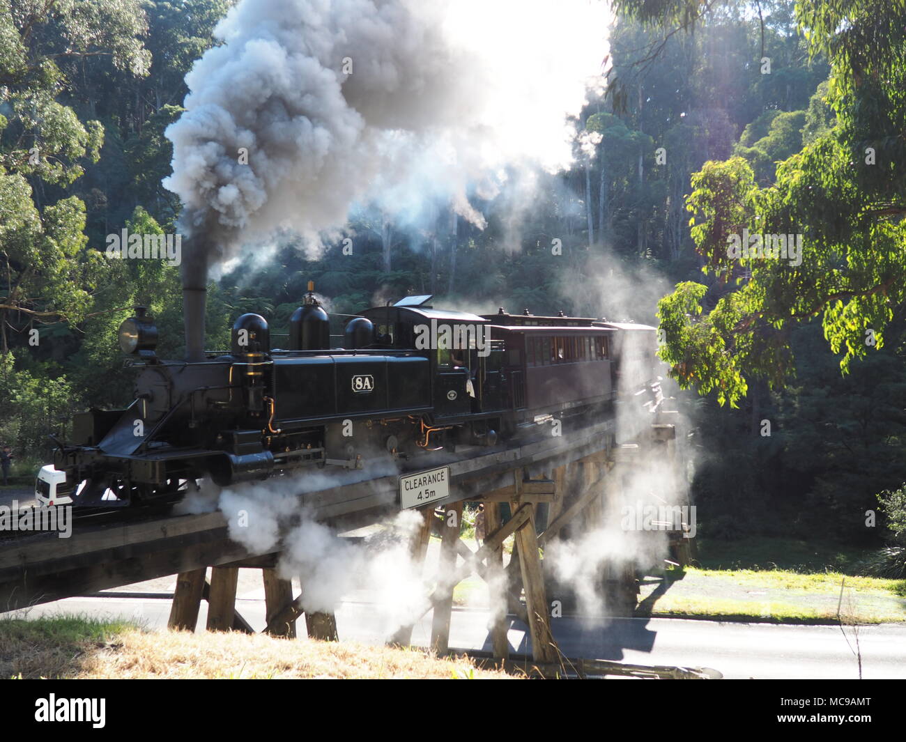 Steam Engine Train Stock Photo - Alamy