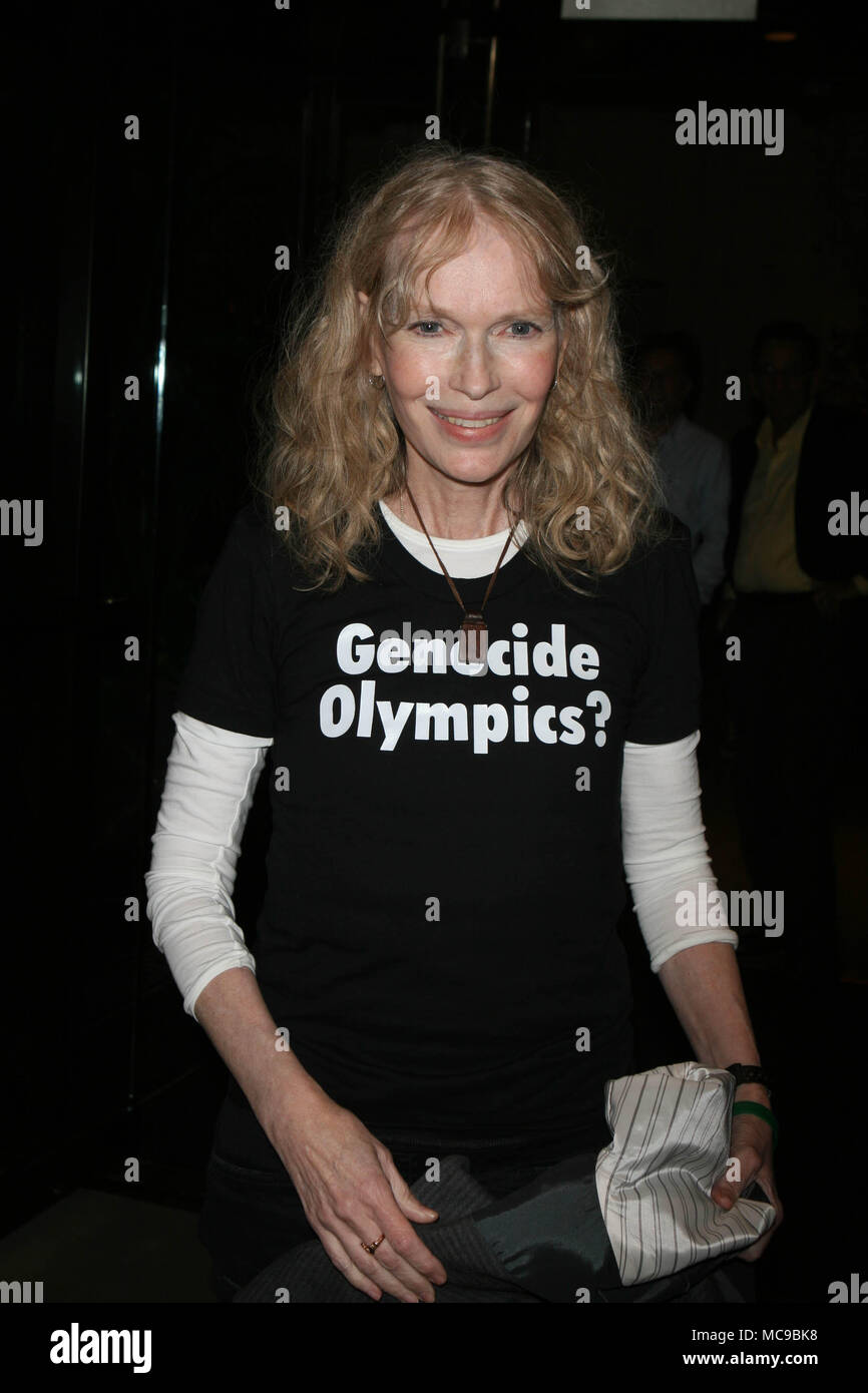 MIA FARROW 2007 Photo By John Barrett/PHOTOlink.net Stock Photo - Alamy