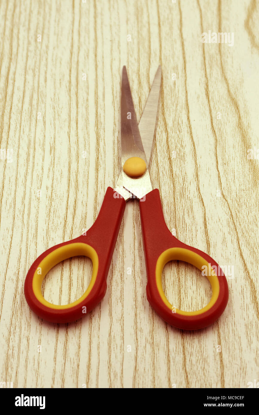 children's scissors isolated on white background Stock Photo - Alamy