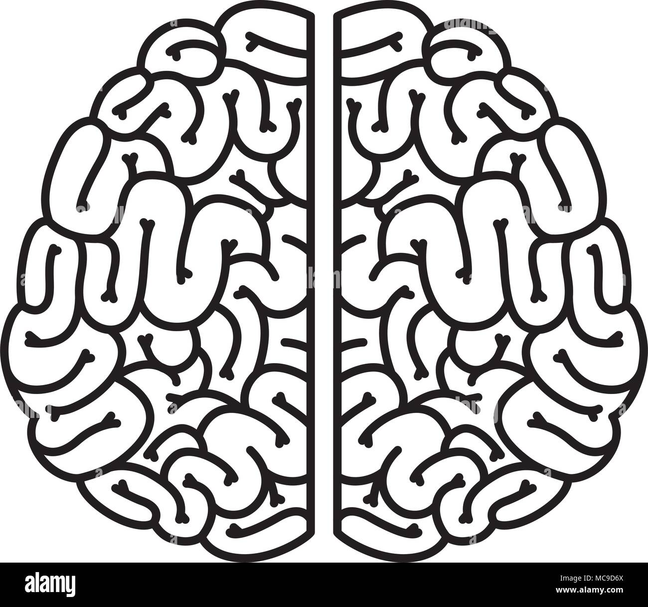 human brain organ icon Stock Vector Image & Art - Alamy