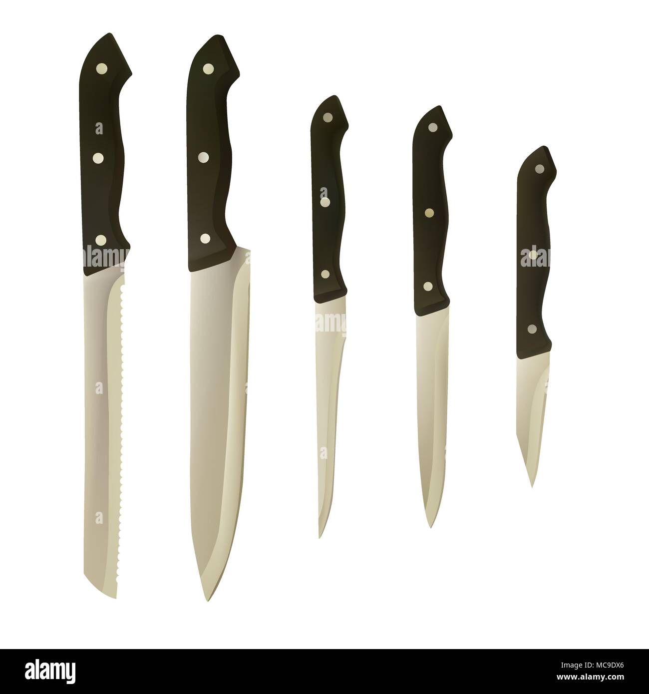 Type of knife Cut Out Stock Images & Pictures - Alamy