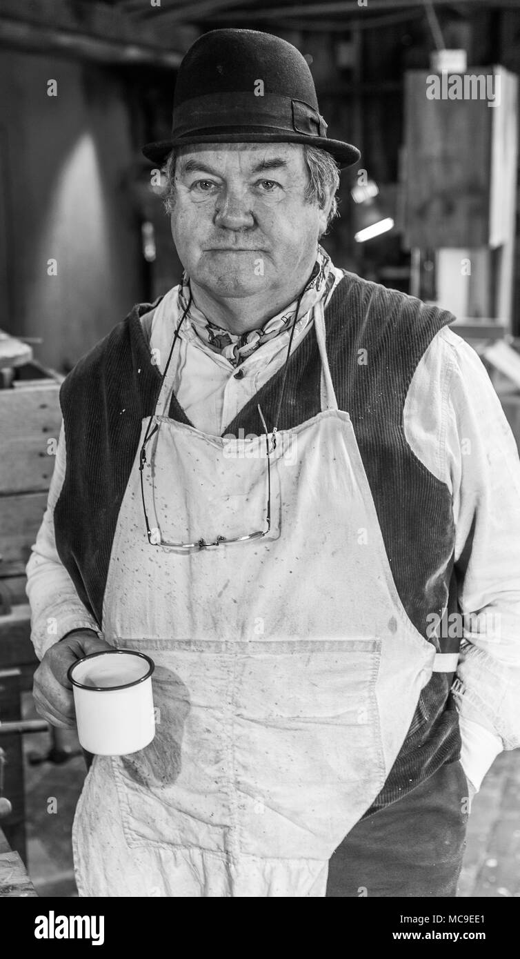 Victorian heritage blist hills Black and White Stock Photos & Images ...