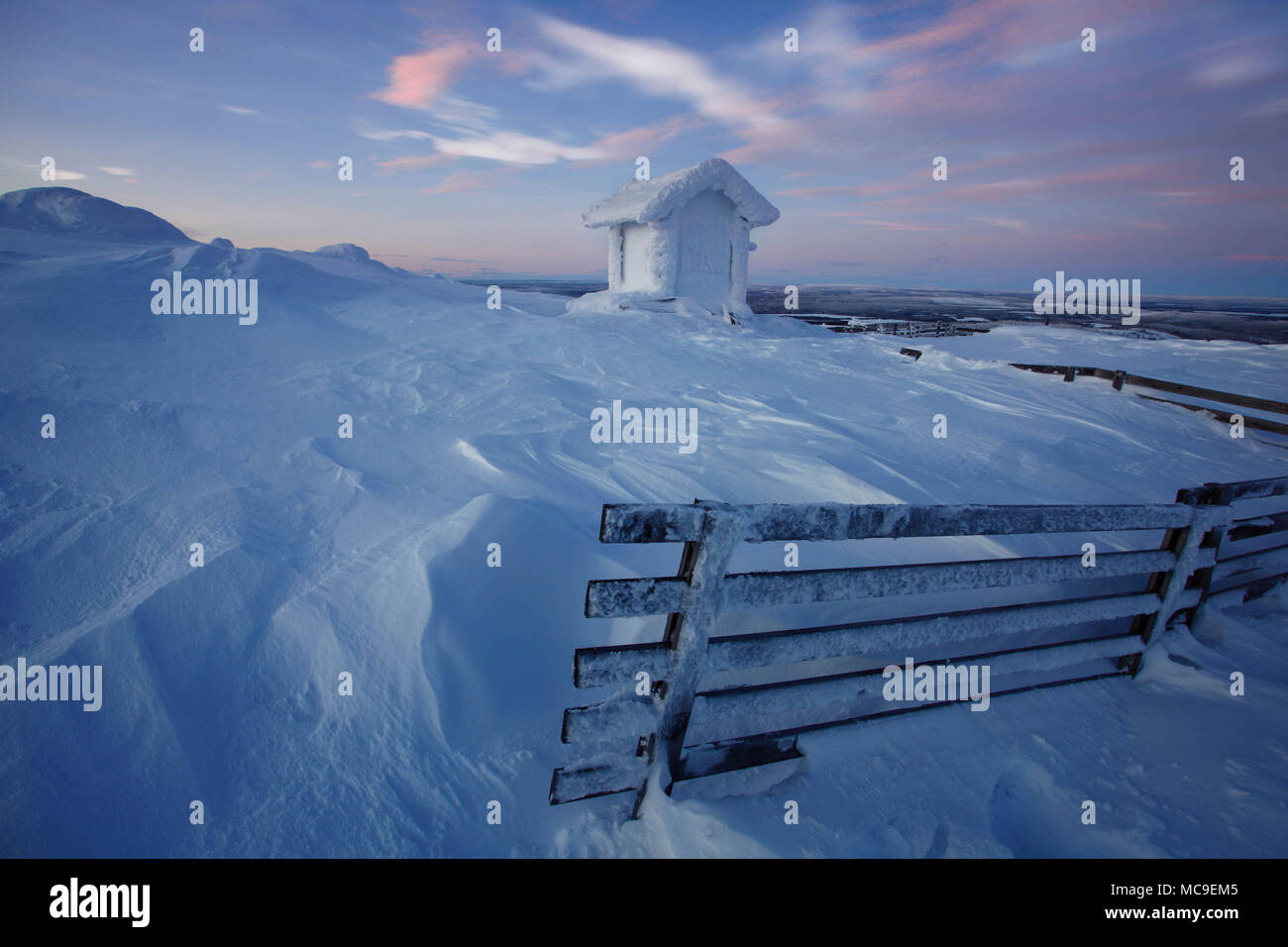 Scene from Fell Olostunturi in Muonio, Lapland, Finland Stock Photo - Alamy