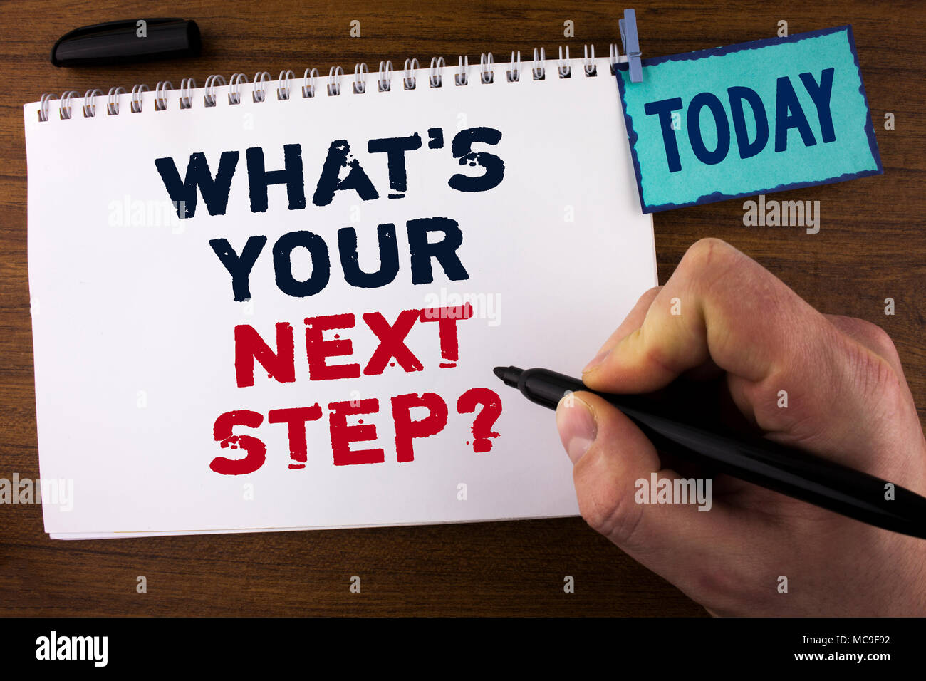 Handwriting text writing What iS Your Next Step Question. Concept ...