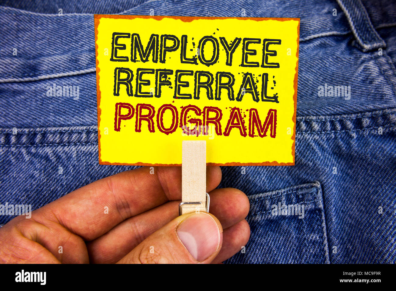 Word writing text Employee Referral Program. Business concept for ...