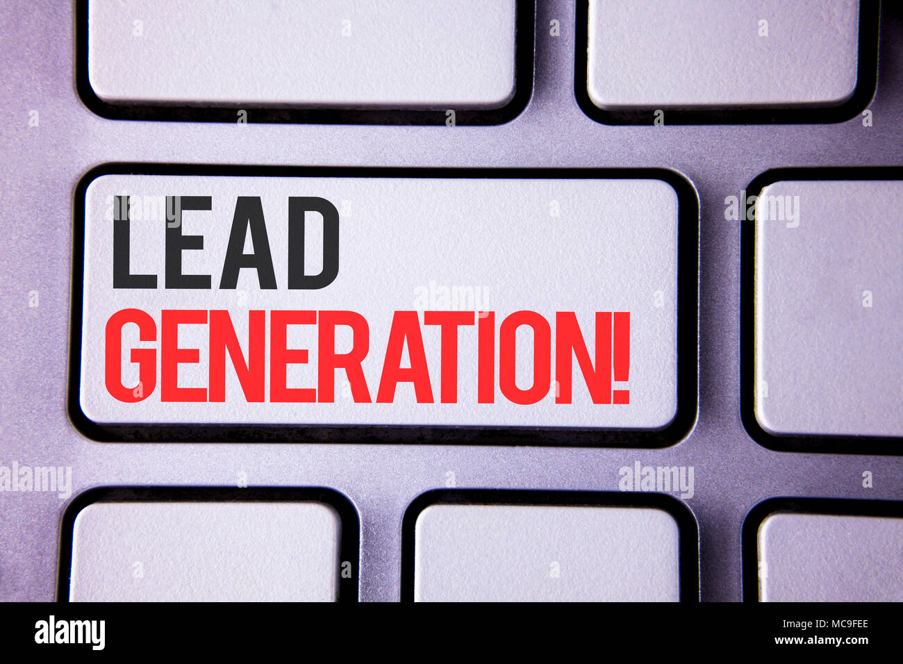 Handwriting text Lead Generation Motivational Call. Concept meaning ...