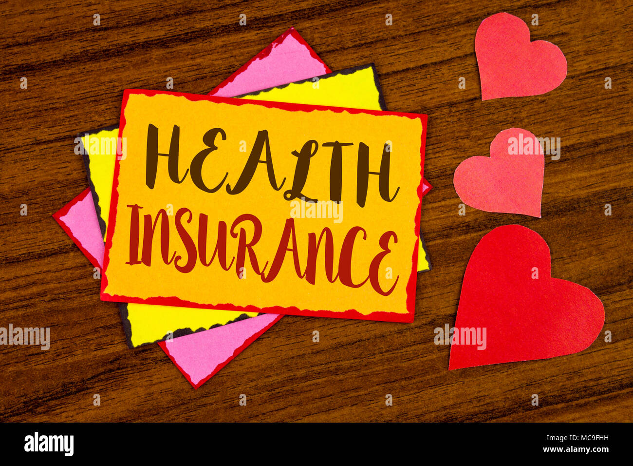 Text sign showing Health Insurance. Conceptual photo Health insurance ...