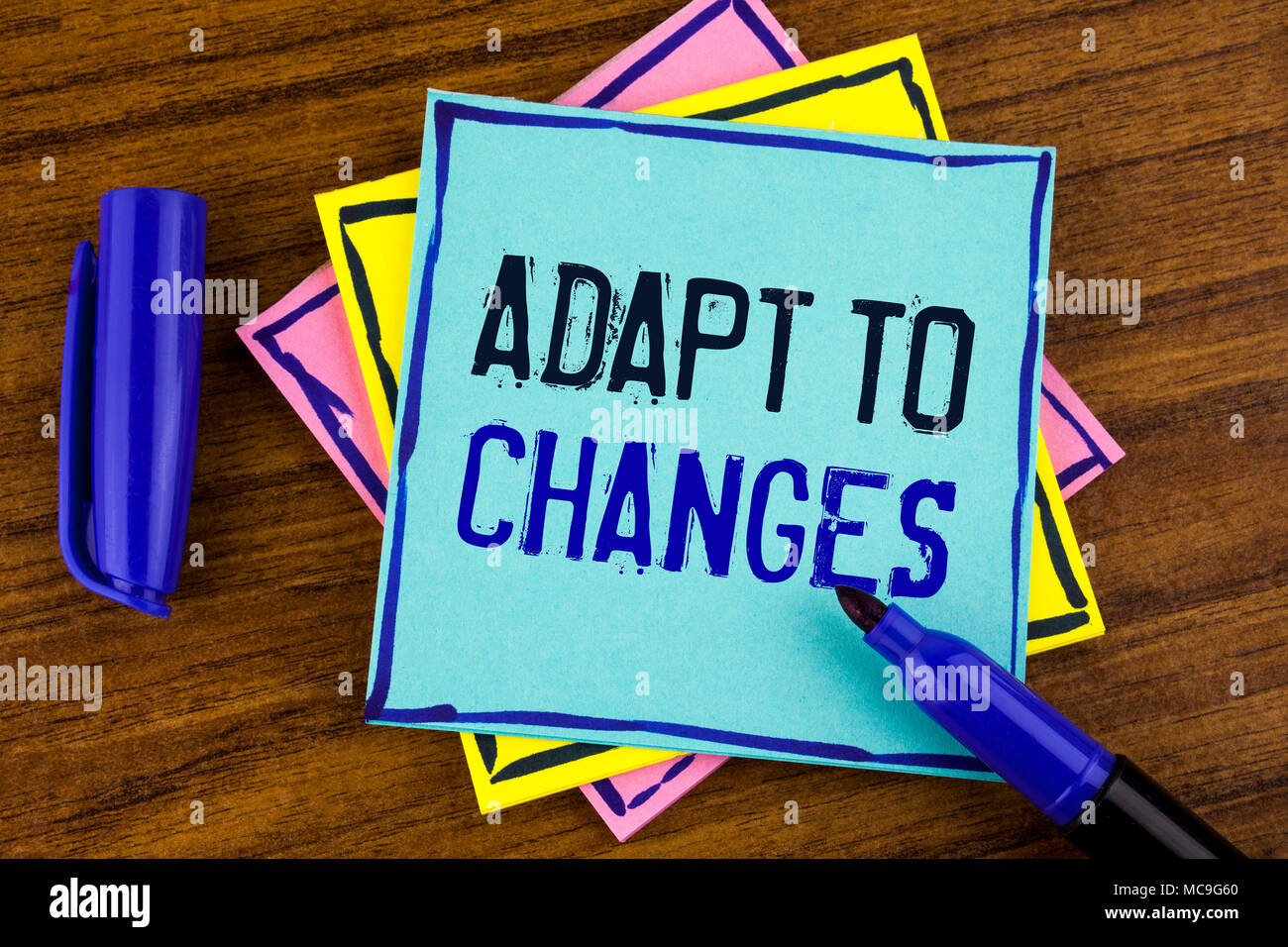 Handwriting text writing Adapt To Changes. Concept meaning Innovative ...