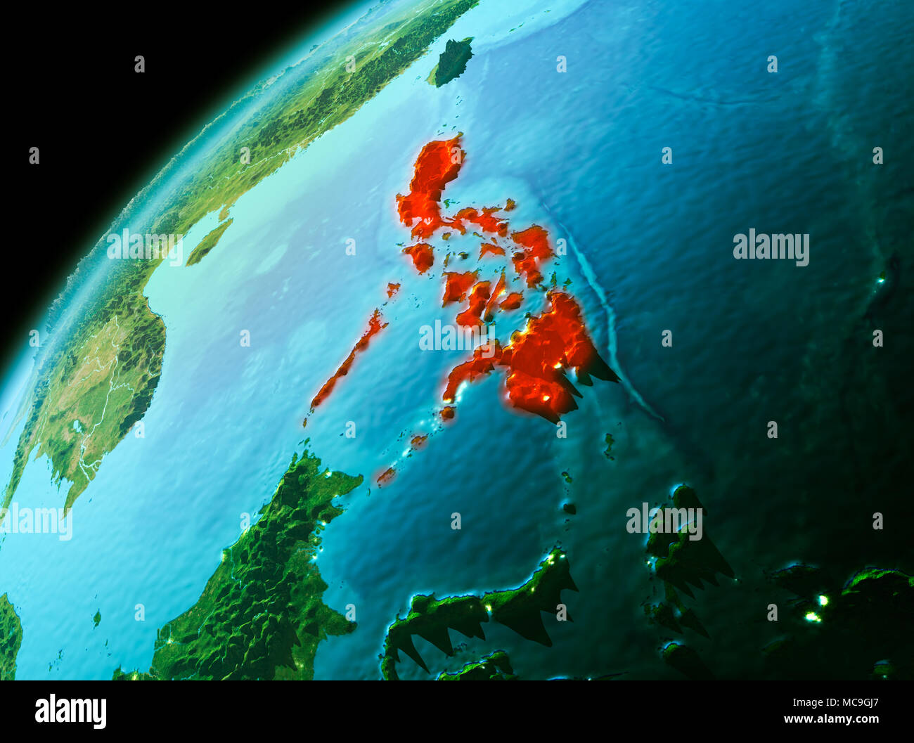 Philippines Map Nasa