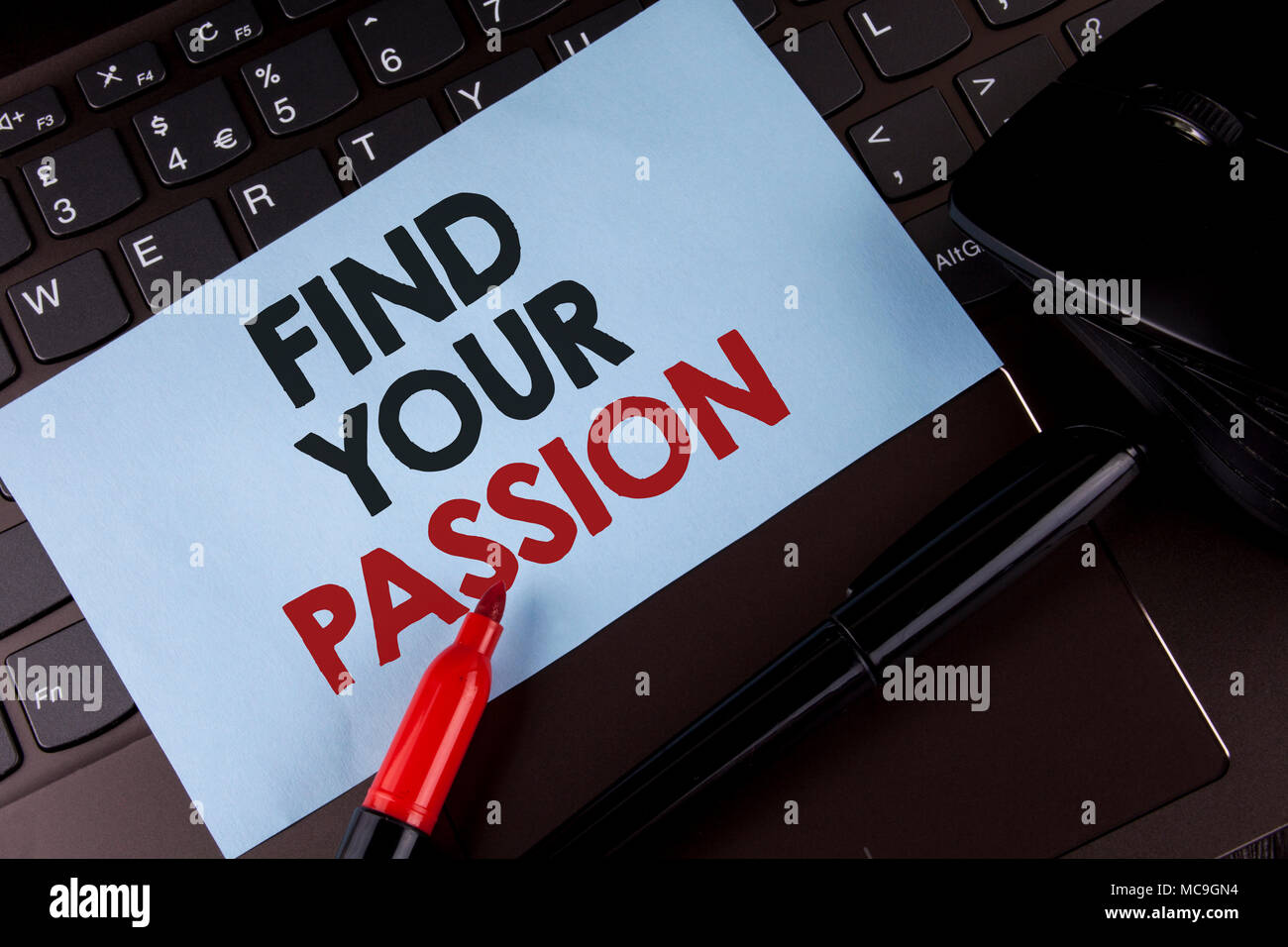 Conceptual hand writing showing Find Your Passion. Business photo ...