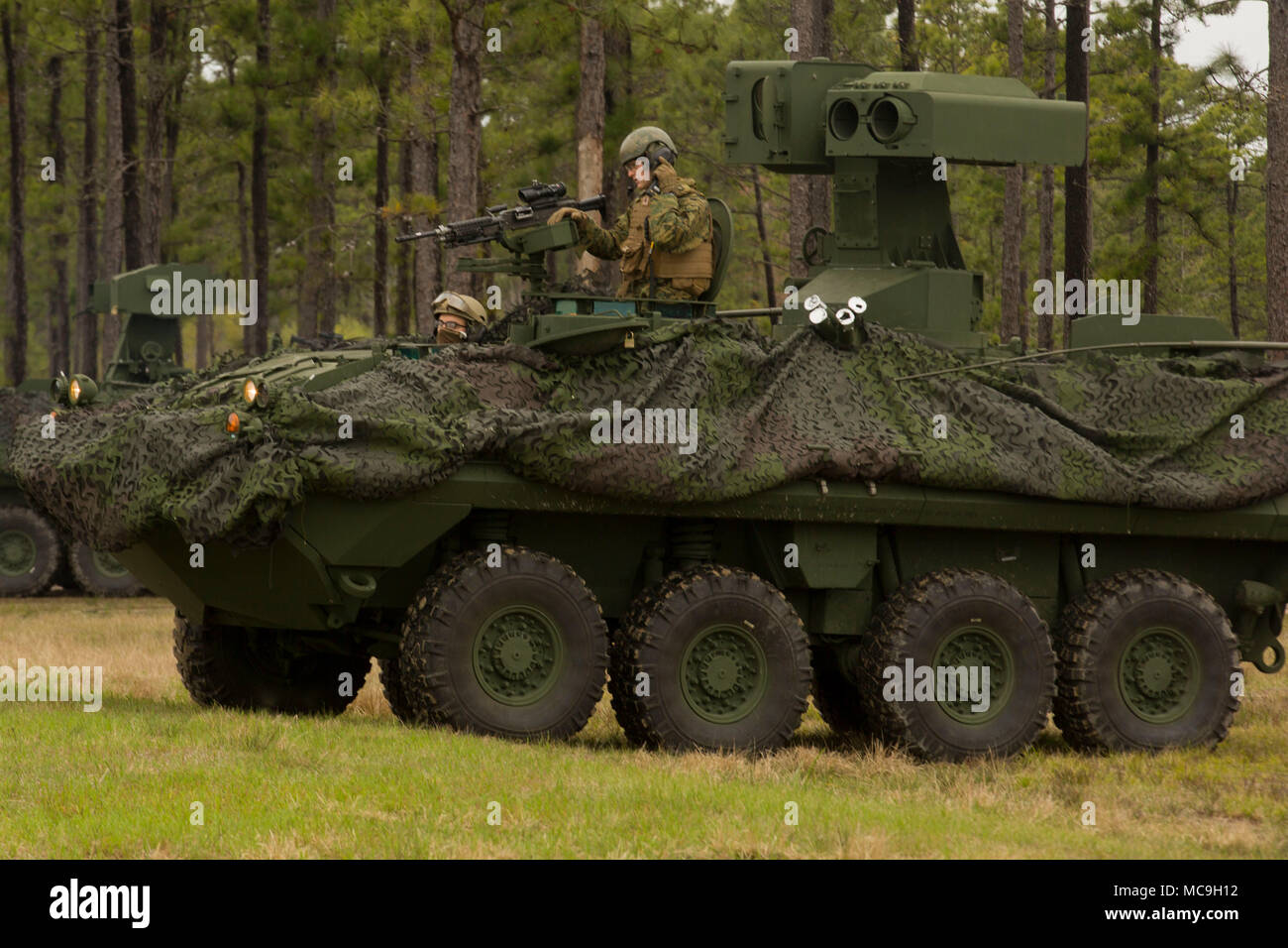 U.S. Marines with 2nd Light Armored Reconnaissance Battalion ...