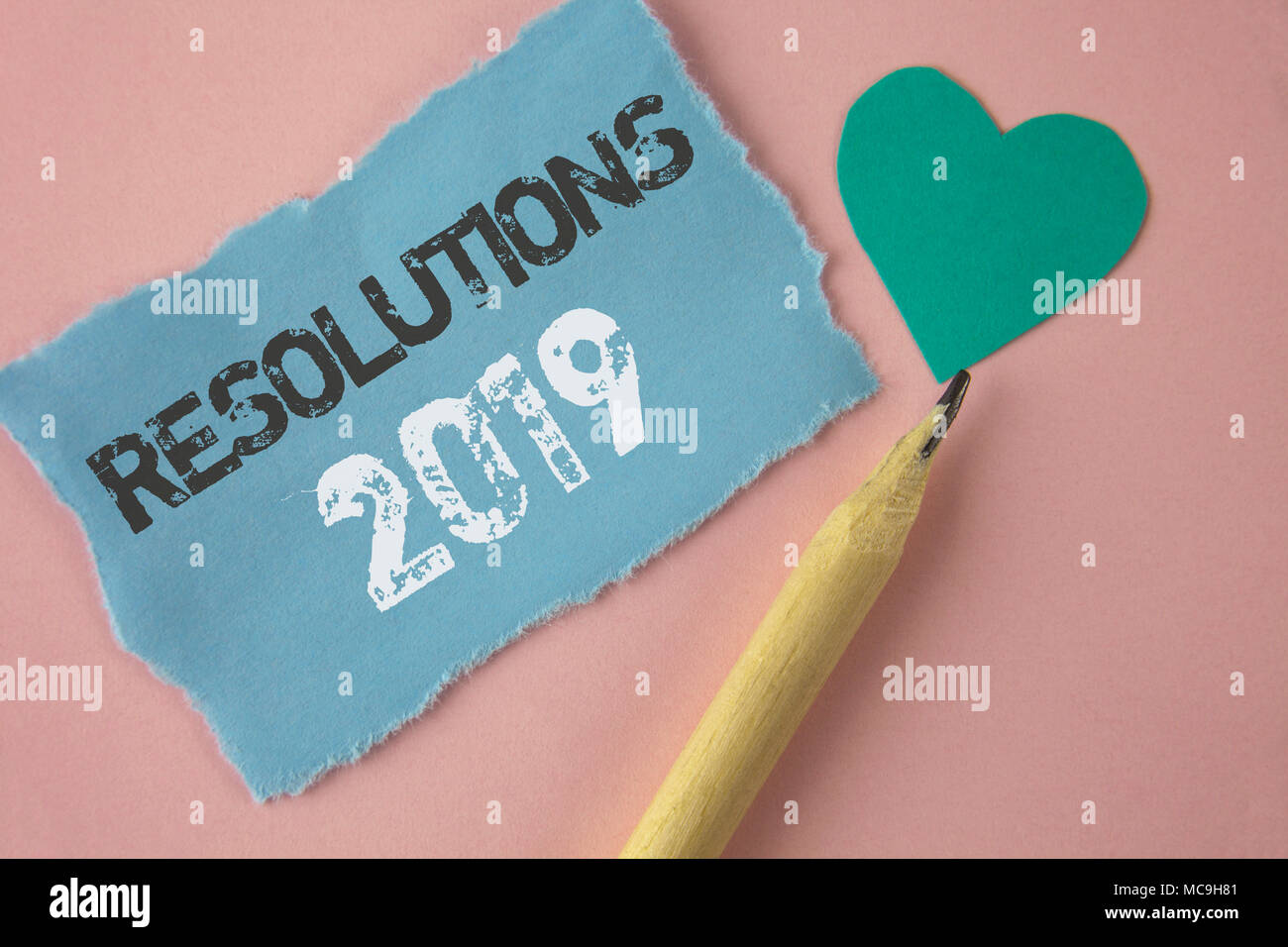 Conceptual hand writing showing Resolutions 2019. Business photo ...