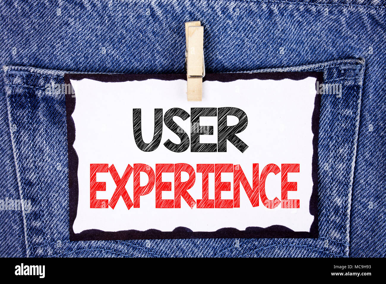 Text sign showing User Experience. Conceptual photo Customer experience ...