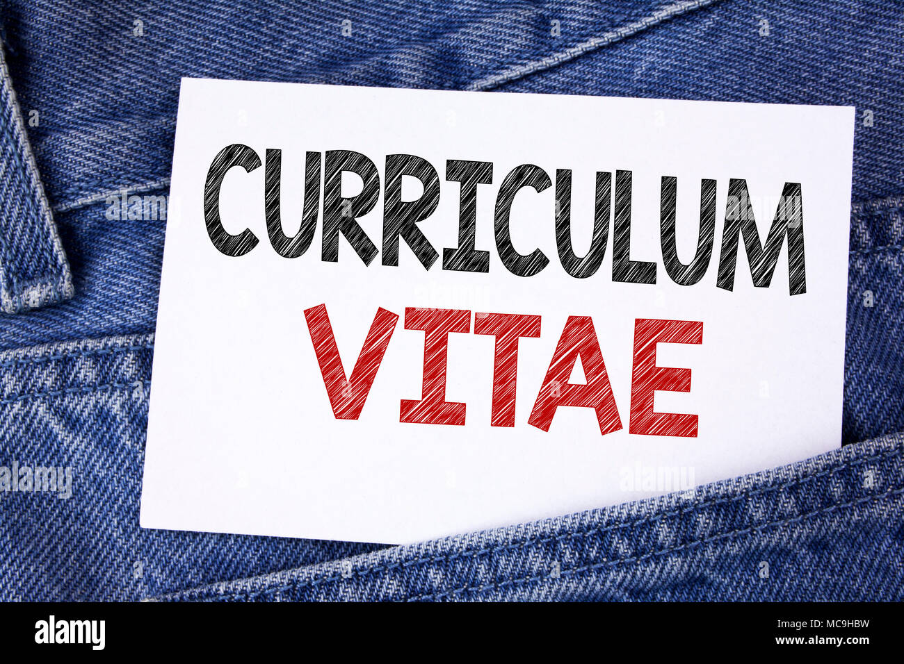Text sign showing Curriculum Vitae. Conceptual photo Resume preparation ...