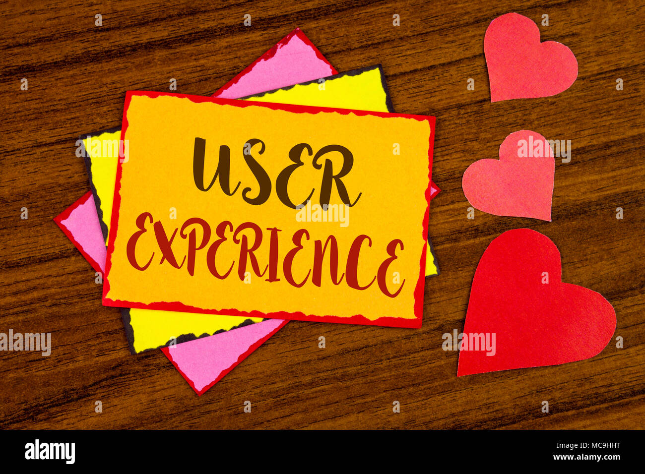 Text sign showing User Experience. Conceptual photo Customer experience ...