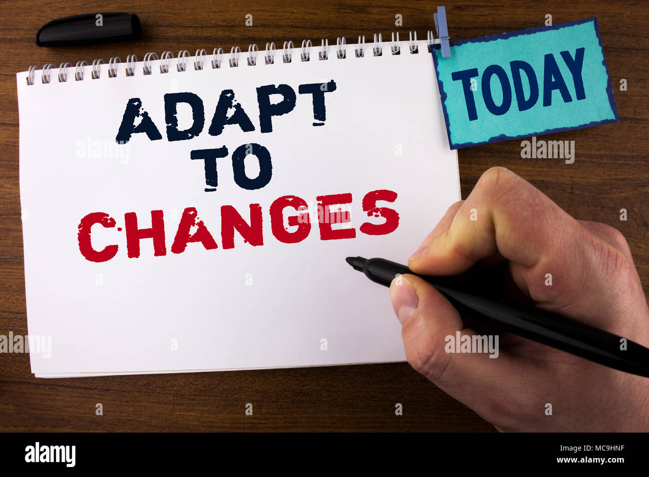 Handwriting text writing Adapt To Changes. Concept meaning Innovative ...