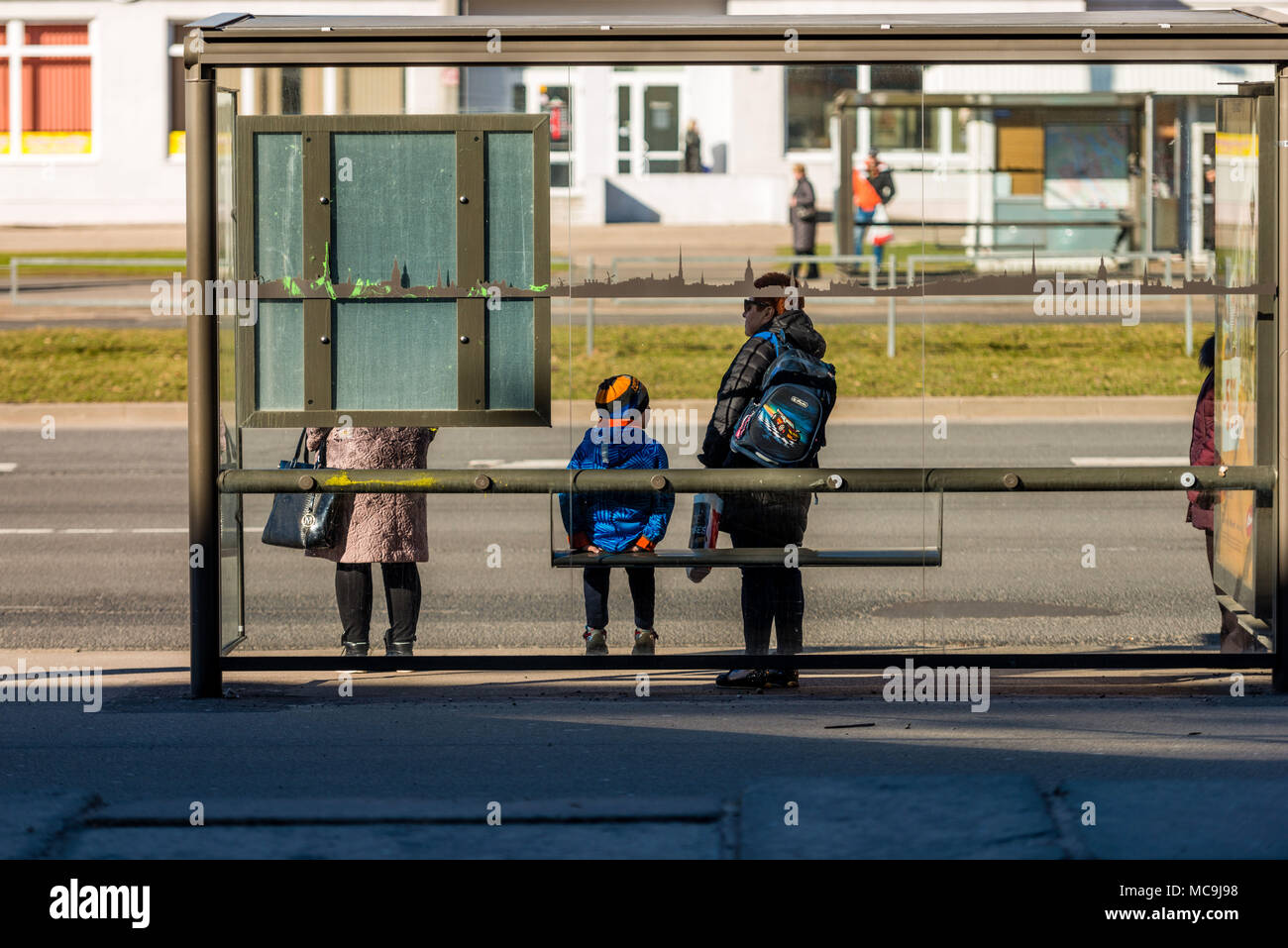 Bus transport riga latvia europe hi-res stock photography and images ...