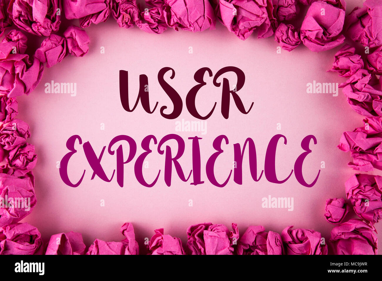 Writing note showing User Experience. Business photo showcasing ...