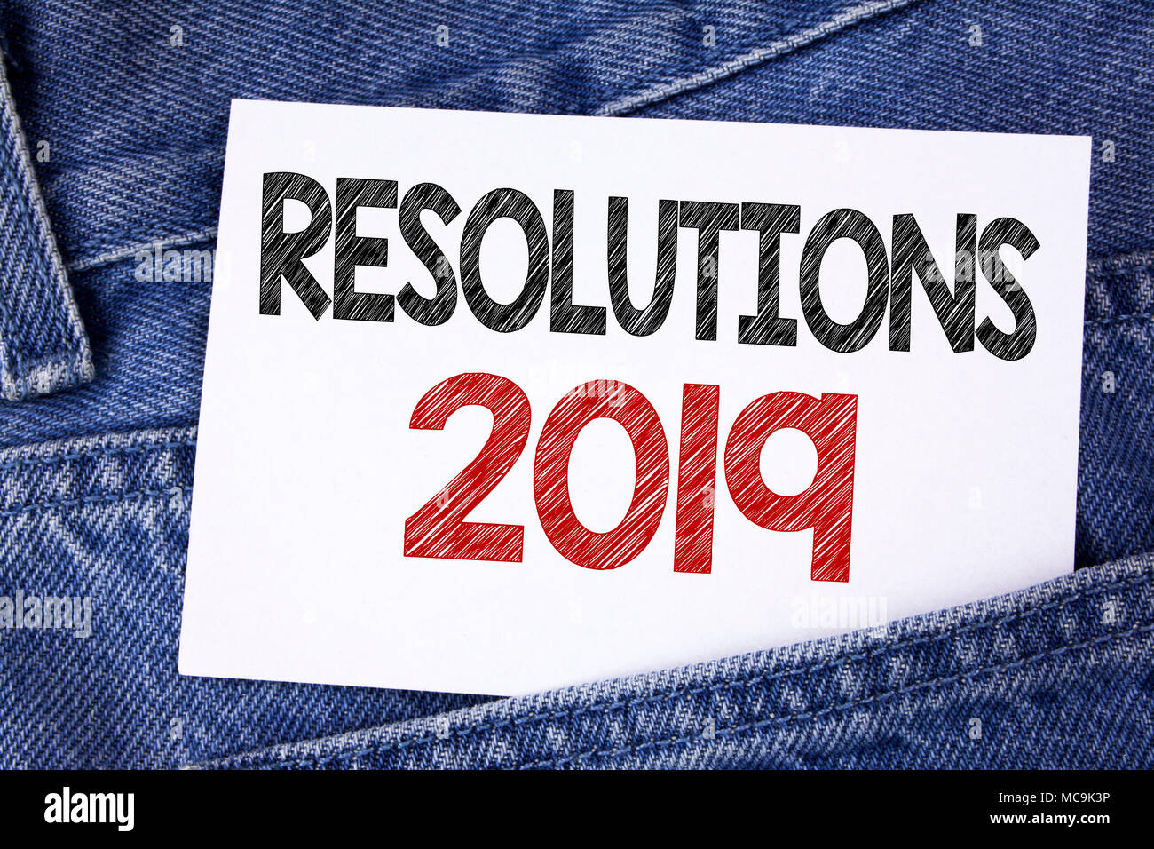 Text sign showing Resolutions 2019. Conceptual photo Positive ...
