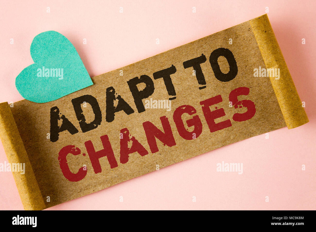 Word writing text Adapt To Changes. Business concept for Innovative ...