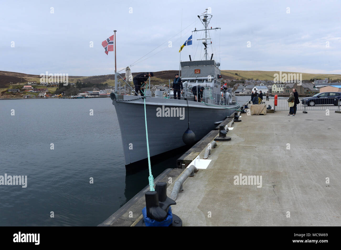 Hirta Submarine chaser used as the Shetland Bus during WWII used to ...