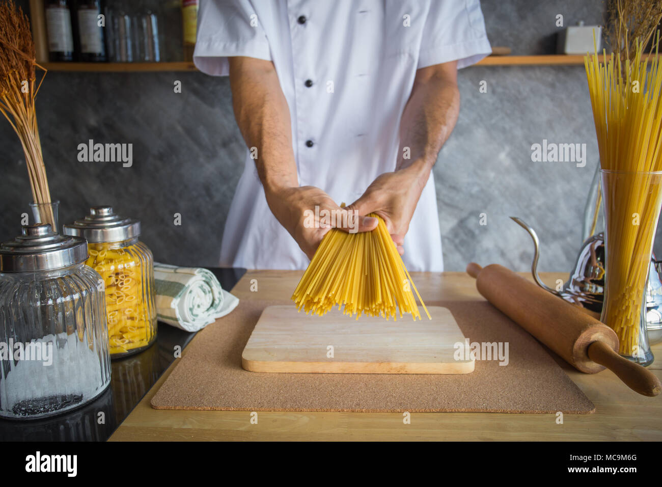 Close up man eating pasta hi-res stock photography and images - Alamy