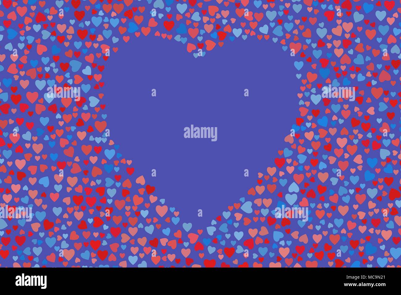 Abstract colored heart or love shape pattern. Good for web page ...