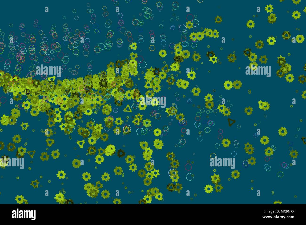 Conceptual background motion, particle or random pattern for design ...