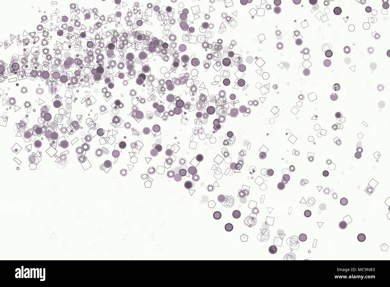 Shape Of Motion Particle Or Random Abstract Background Pattern