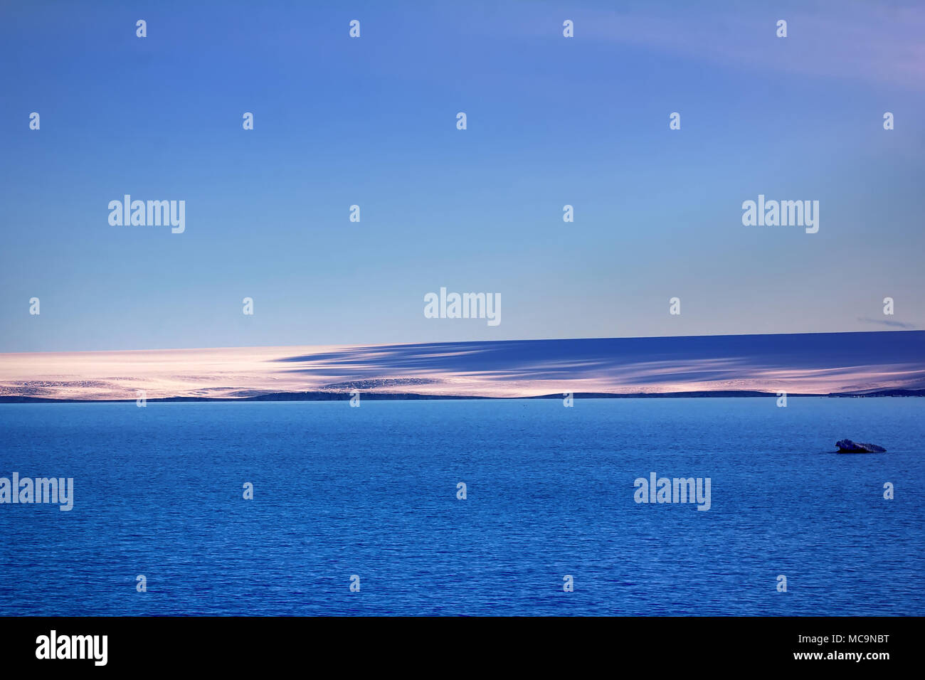 Islands along British channel. Glaciers, icefall, outlet glacier ...