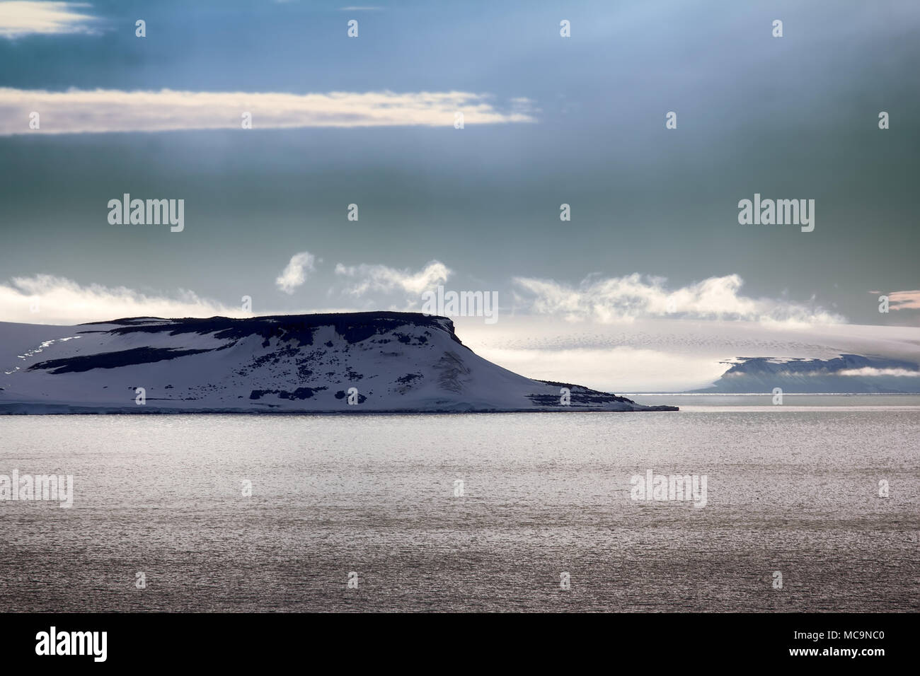 Islands along British channel. Glaciers, icefall, outlet glacier ...