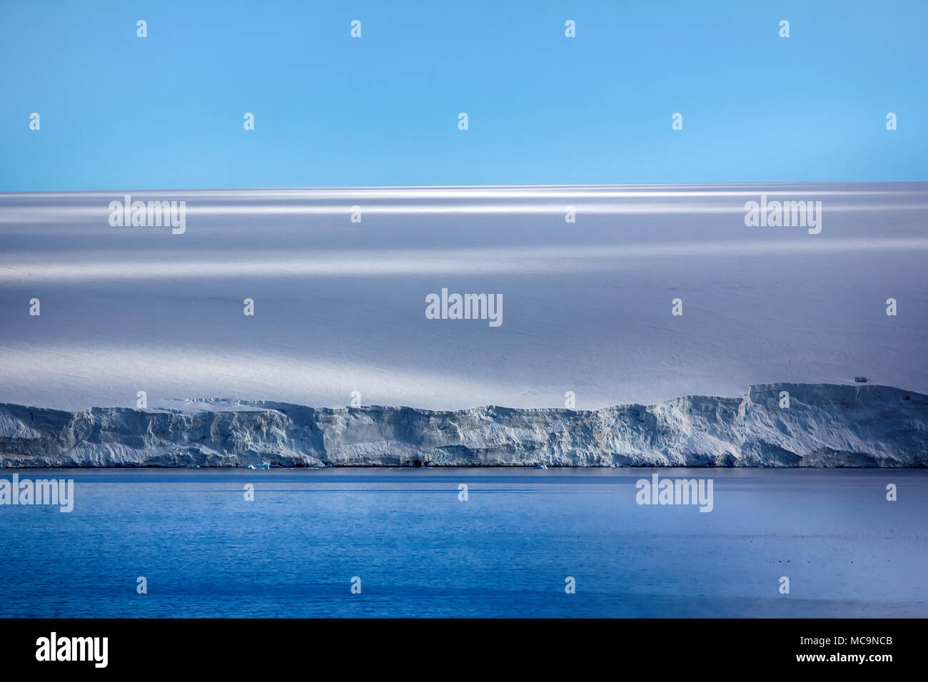 Islands along British channel. Glaciers, icefall, outlet glacier ...
