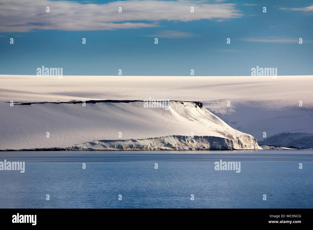 Islands along British channel. Glaciers, icefall, outlet glacier ...