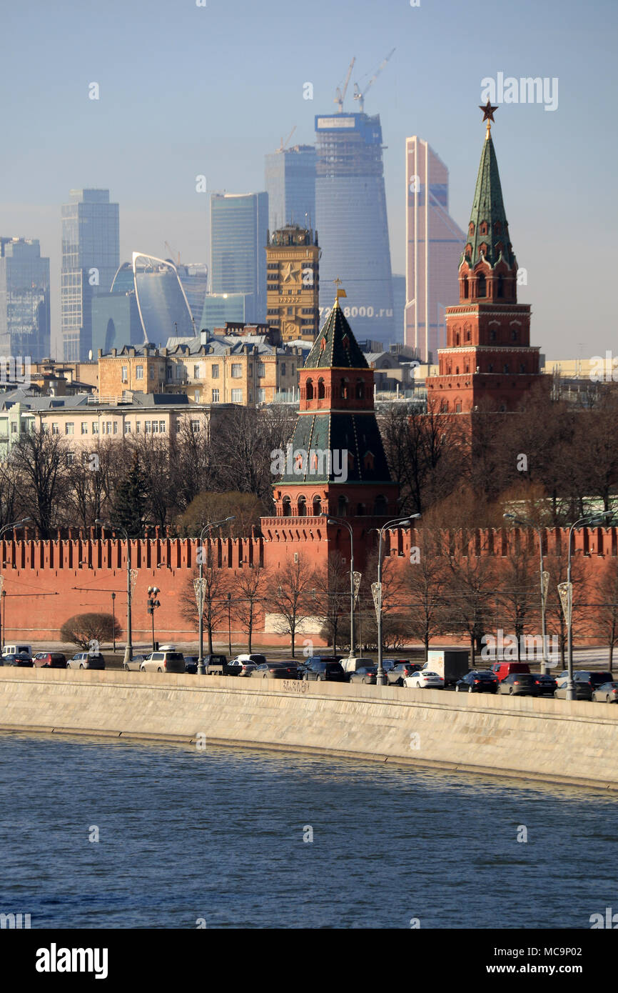 Moscow city skyline towers hi-res stock photography and images - Alamy
