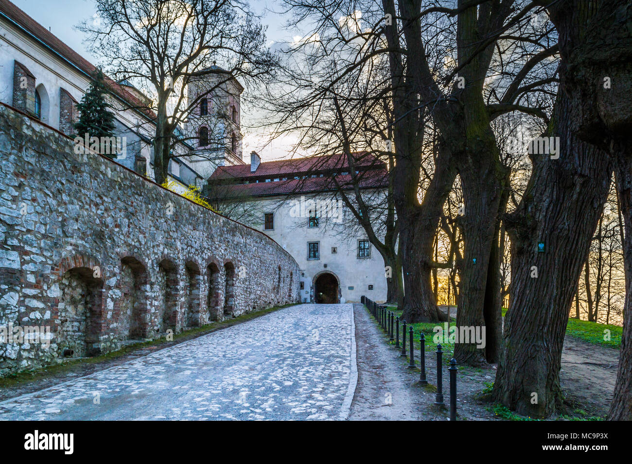 Benedictine abbey in Tyniec, Poland Stock Photo - Alamy