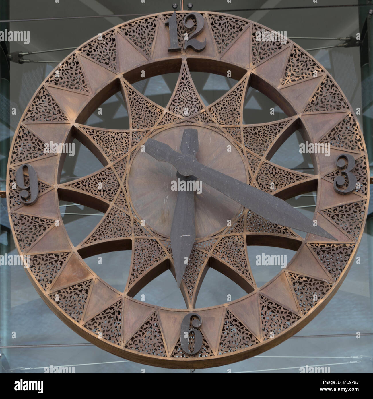 clock of the marrakesh station Stock Photo - Alamy