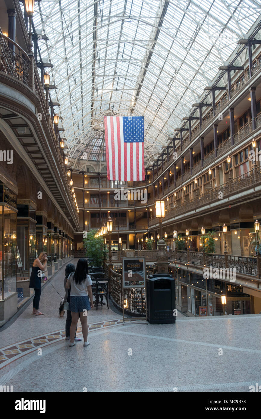 Cleveland arcade in Ohio Stock Photo - Alamy