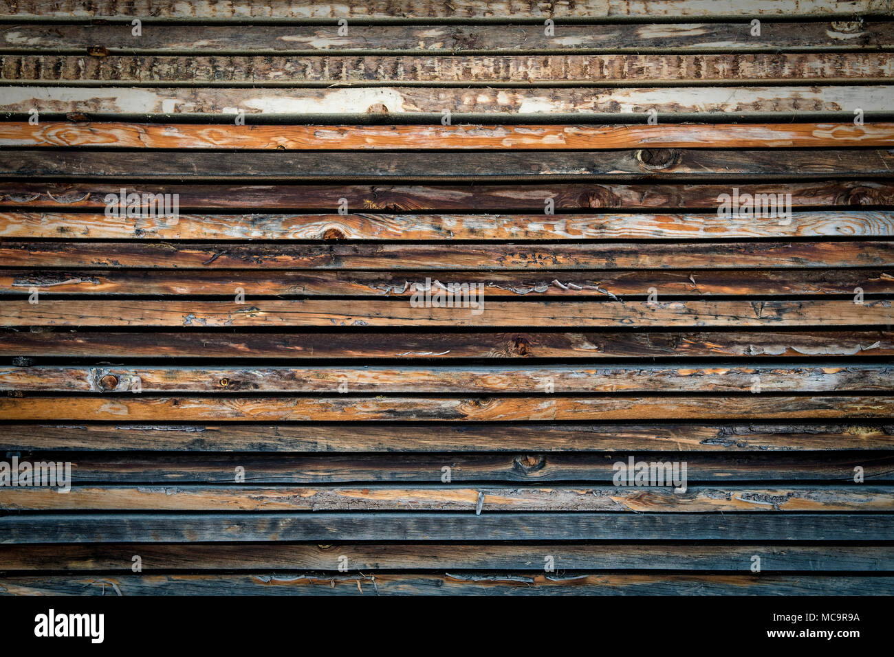 Cut Raw Timber Wood Logs Stacked Stock Photo - Alamy