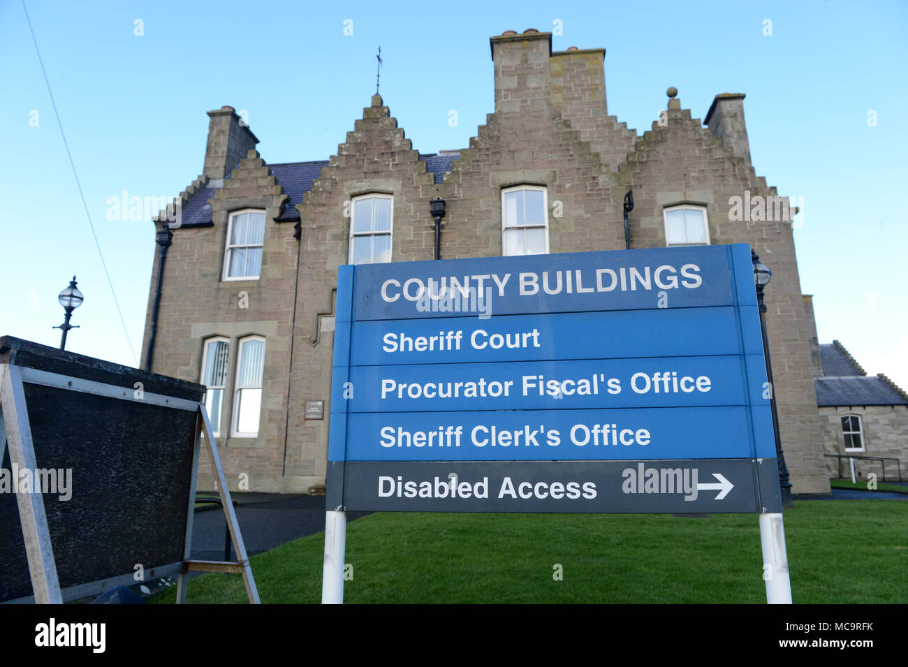 Lerwick Sheriff Court, Lerwick, Shetland, Scotland Stock Photo - Alamy