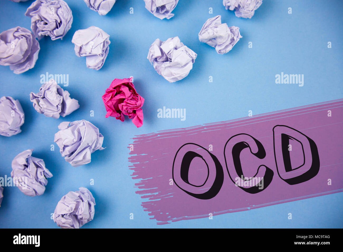 Word writing text Ocd. Business concept for Obsessive Compulsive ...