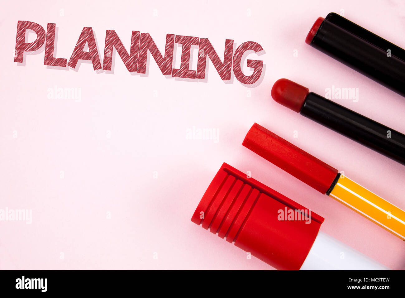 Conceptual hand writing showing Planning. Business photo text Defining ...