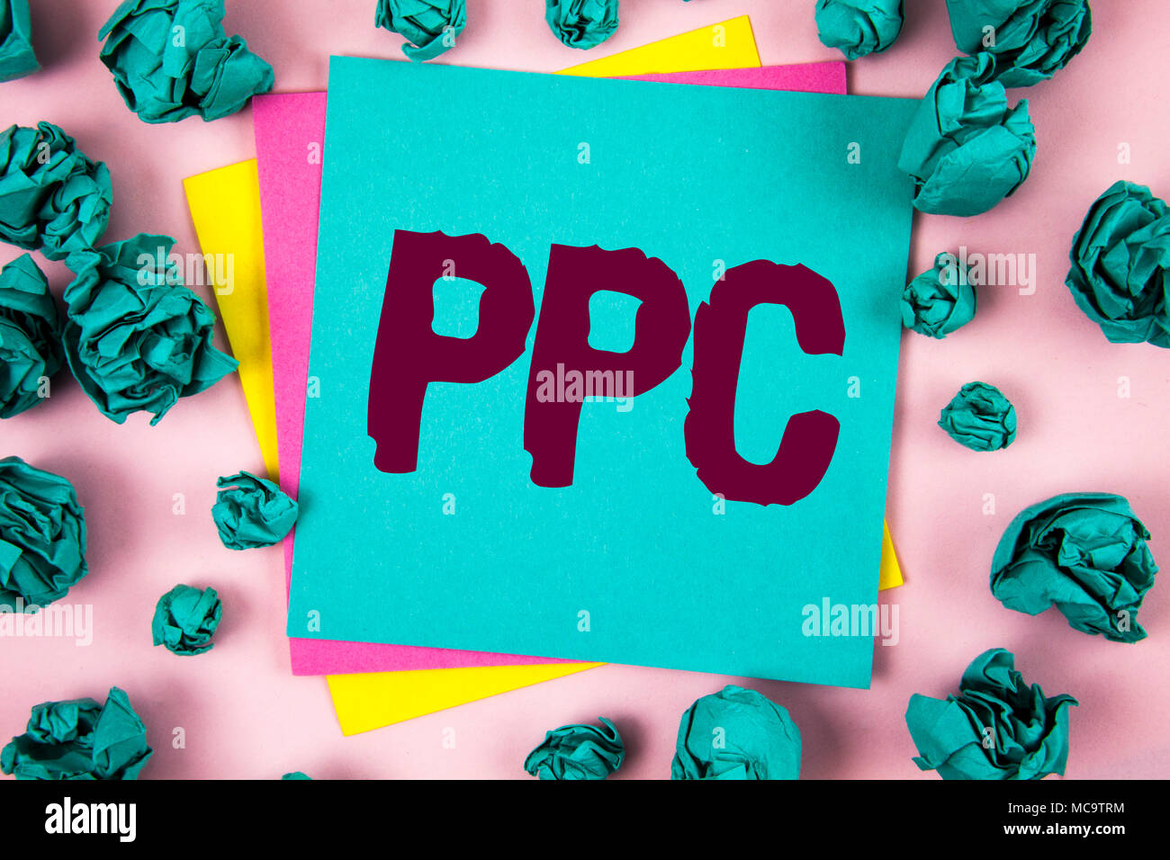 Handwriting text Ppc. Concept meaning Pay Per Click Advertising ...