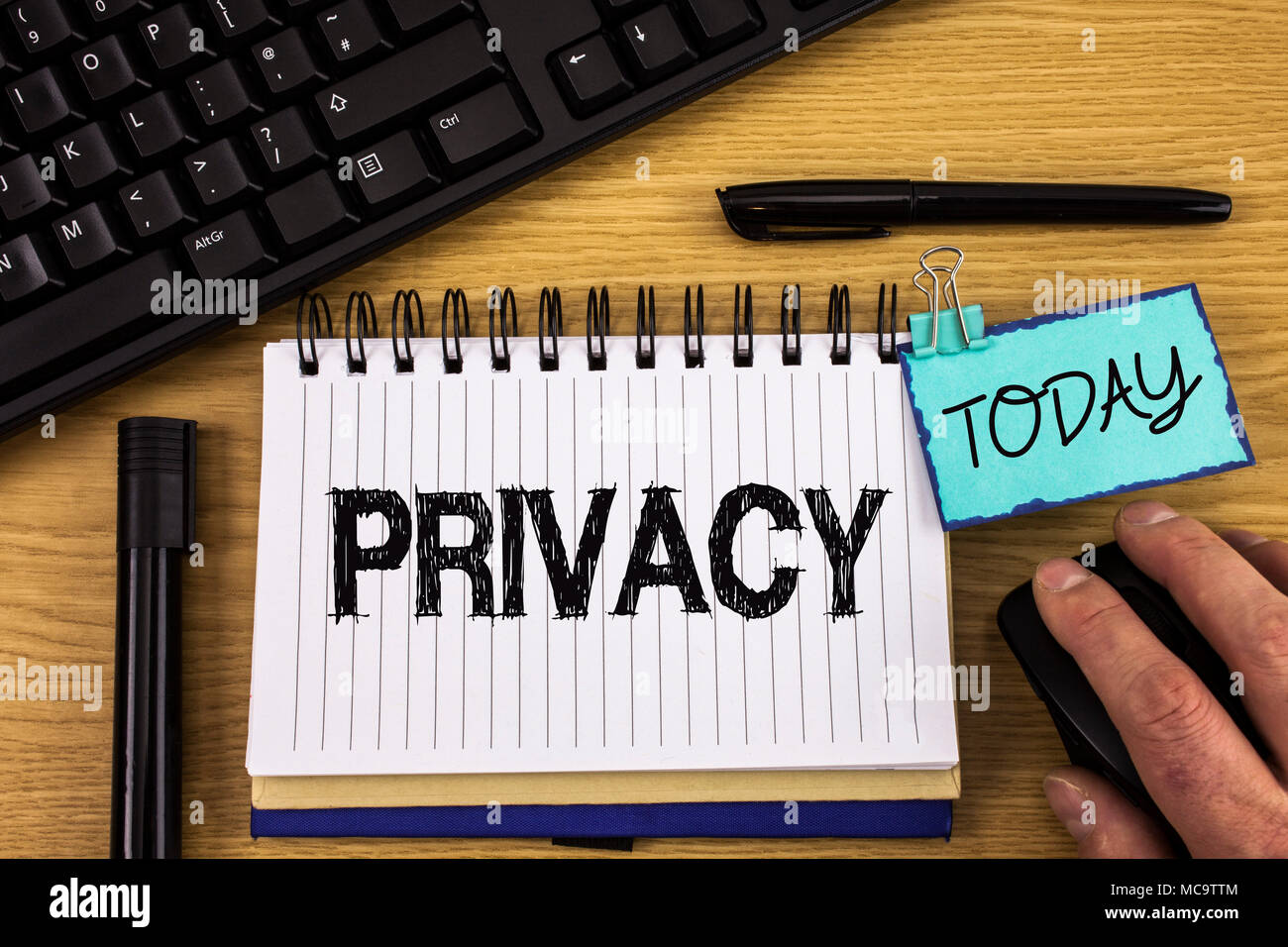 Text sign showing Privacy. Conceptual photo Right to keep personal ...